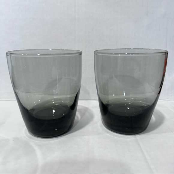 Vintage | Dining | Vintage Libby Glass Classic Smoke Double Old ...